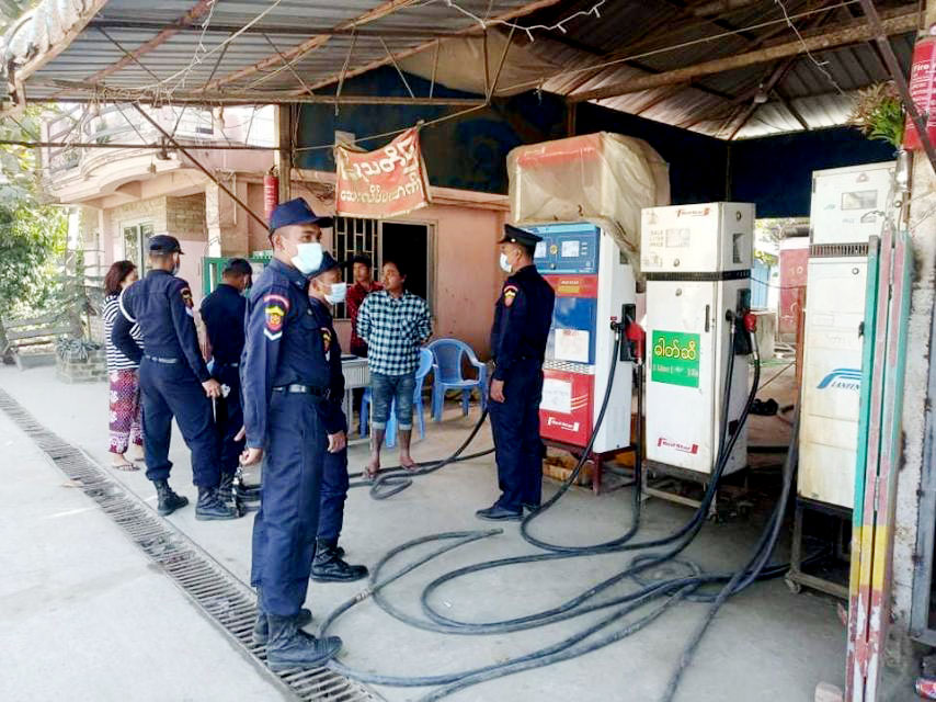 ရခိုင်ပြည်နယ် မောင်တောမြို့၌ မီးဘေးအန္တရာယ် ကြိုတင်ကာကွယ်နိုင်ရေးအတွက